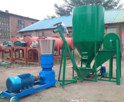 Cina 1 linea di produzione di Ton Per Hr Poultry Feed granulatore dell'alimentazione animale per l'azienda agricola in vendita