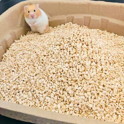 China Small Animals Pet bedding hamster padding corncob Bedding For Guinea Pigs Litter Small Animal deodorant supplies factory