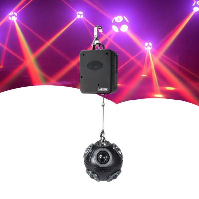China SJ01 8x10W 4in1 Kinetic Football Lights With RGB LED Laser DMX Winch Lifting System Ball Disco DJ Club KTV Party Stage Lighting for sale