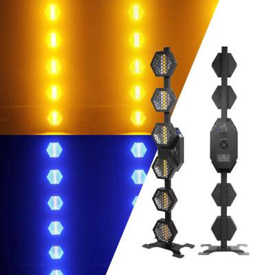 China TX6S 6x100W Warm/Cool White COB LED Strobe DMX Lighting Background Lights for Music Festivals Clubs Bars Dj Stage Concert Events for sale