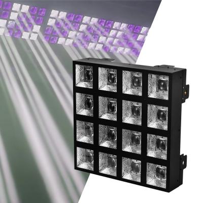 China JZ1620L Custom LED Panel Modules Dot Matrix 4x4 16pcs 20W Full Color LED Pixel Wall Light for Disco Bar Wedding Event for sale