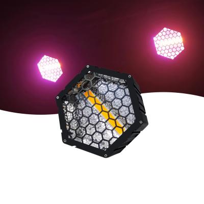 China L200D 220W COB LED White Remote Control Hexagonal Retro Lamp Spliced matrix Light Horse Running Strobe Lights bar Stage Lighting for sale