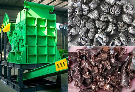 Industrial Scrap Metal Double Shaft Shredding Machine Metal Crusher 7