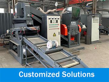 Industrial Scrap Metal Double Shaft Shredding Machine Metal Crusher 11