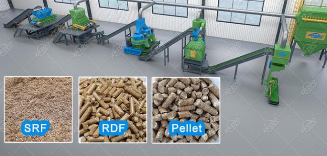 5 Textile Waste Shredding Disposal Solid Waste Shredder Waste Cloth Leather To RDF Briquette System Industrial Textile Waste Crusher 7