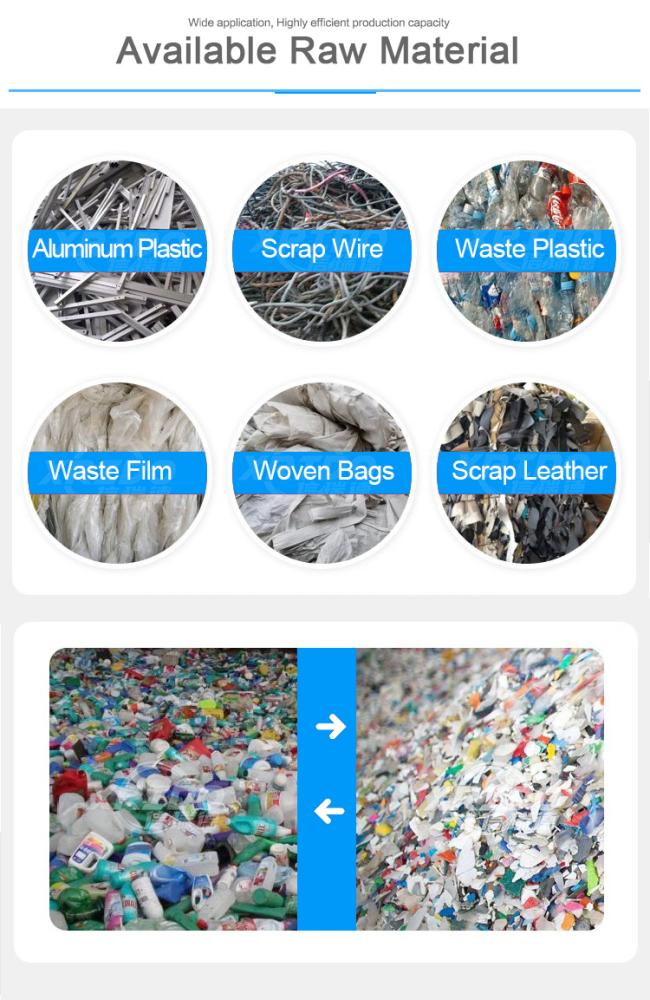 Plastic crusher internal mechanism