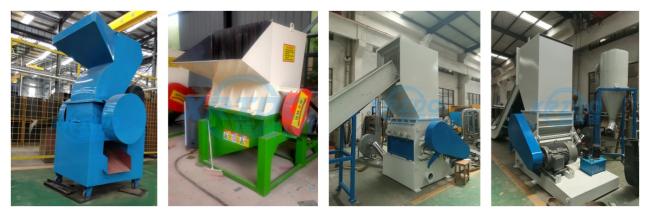 Internal mechanism of plastic crusher machine