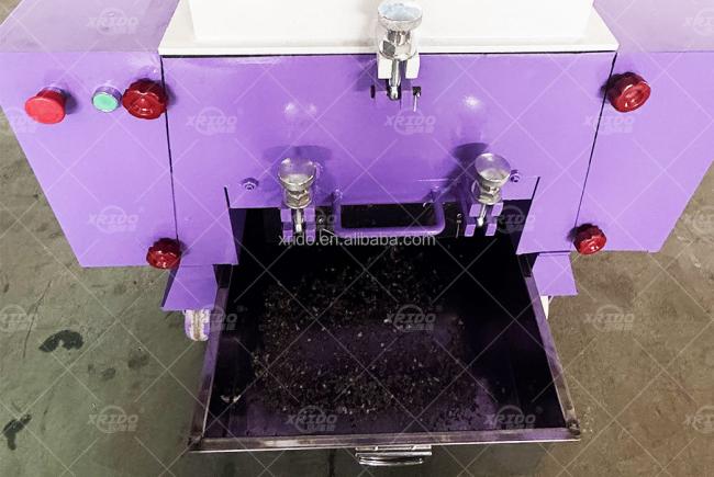 Plastic crusher safety features