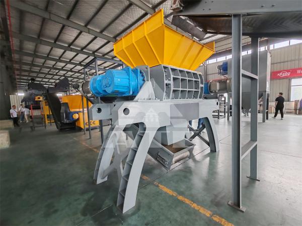 Quality Aluminum Block Metal Scrap Shredder Wheel Scrap Shredder Machine for sale