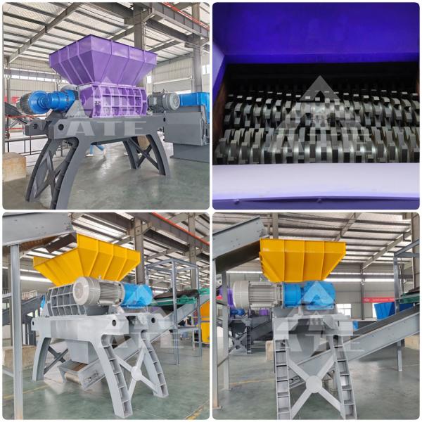 Quality Aluminum Block Metal Scrap Shredder Wheel Scrap Shredder Machine for sale