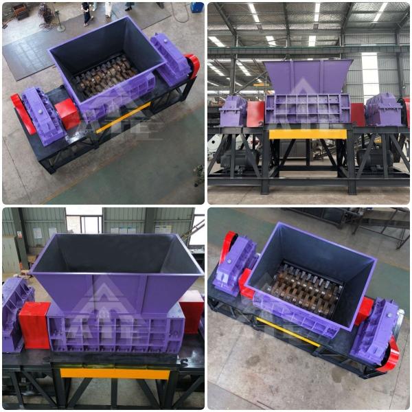 Quality Aluminum Rim Sheet Metal Shredder TUV Twin Shaft Shredder Machine for sale