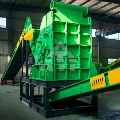 China Scrap Iron Metal Steel Hammer Mill Large Scrap Metal Crusher Machine Scrap Metal Crushing Sorting Line for sale