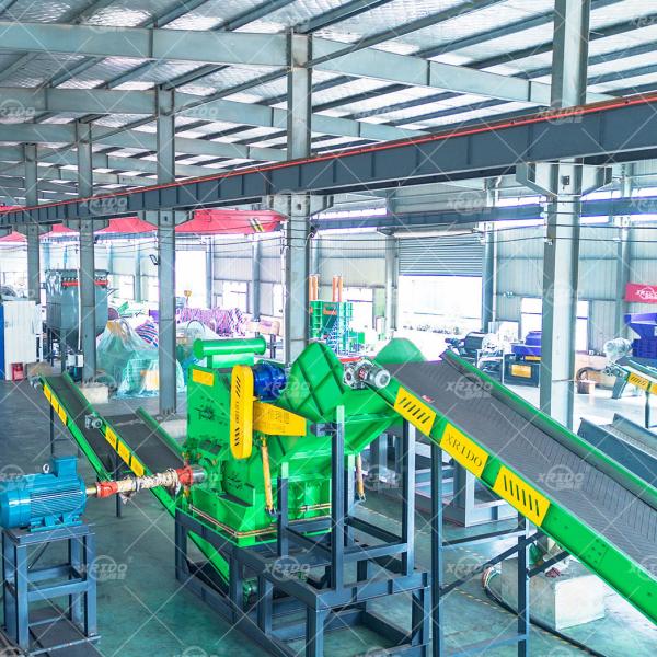 Quality Waste Iron Aluminum Crusher Scrap Steel Copper Recycling Machine for sale