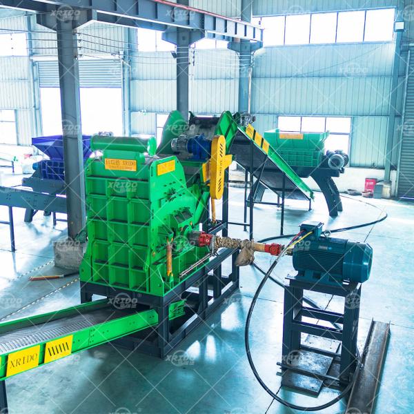 Quality Air Condition Radiator Shredder Recycling Copper Aluminum Radiator Separator for sale