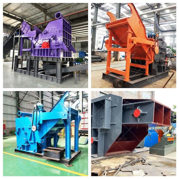 Quality Air Condition Radiator Shredder Recycling Copper Aluminum Radiator Separator for sale