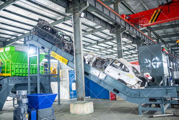 Quality Car Wheel Aluminum Shredder 22000Kg/Hour Car Body Shredder Machine Metal for sale
