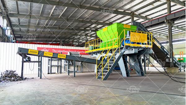 Quality Car Wheel Aluminum Shredder 22000Kg/Hour Car Body Shredder Machine Metal for sale