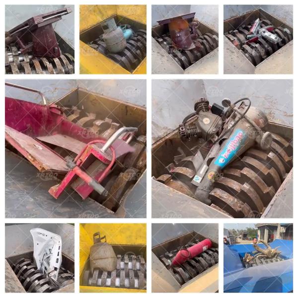 Quality 300Kg/H-22000Kg/H Aluminum Shredder Machine Industrial Shredder Metal for sale
