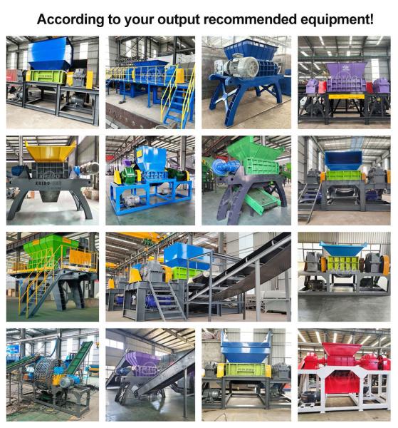 Quality 300Kg/H-22000Kg/H Aluminum Shredder Machine Industrial Shredder Metal for sale
