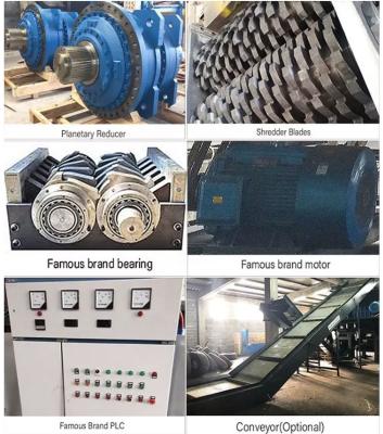 China 300-22000Kg/H Scrap Metal Crusher Machine Car Radiator Metal Shredder Machine for sale