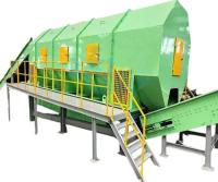 China Municipal Solid Waste Screening Machine 100-500 Tons Daily Capacity with 85% Bag Breaking Rate for Recycling for sale
