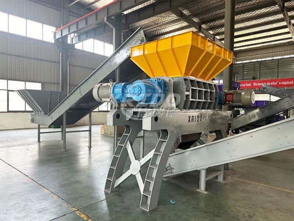 Quality Automatic Single Shaft Plastic Shredder Crusher Combination Machine for for sale