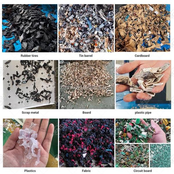 Quality 300-22000Kg/H Waste Glass Bottle Shredder Double Shaft Plastic Shredder Machine for sale