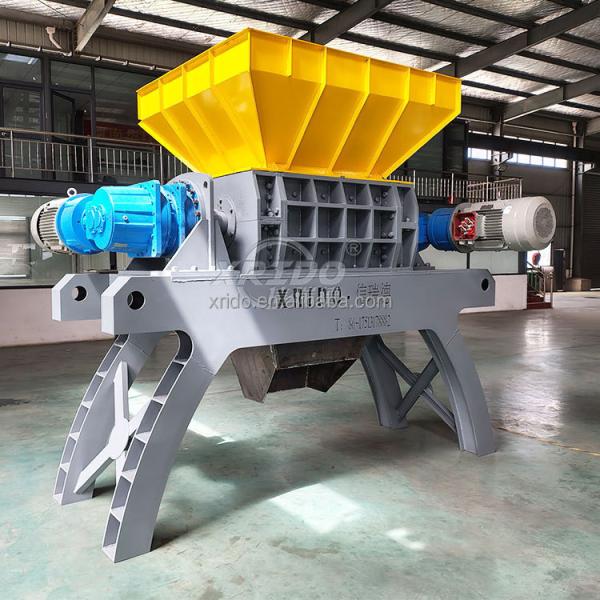 Quality Scrap Aluminum Iron Steel Copper Shredder for Solid Waste Dual Shaft Chipper and Shredder Machine Used Scrap Metal Shredder for sale