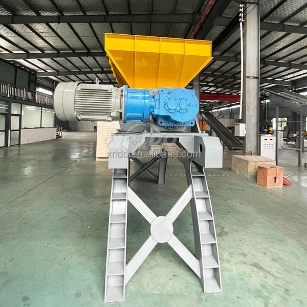 Quality Scrap Aluminum Iron Steel Copper Shredder for Solid Waste Dual Shaft Chipper and for sale