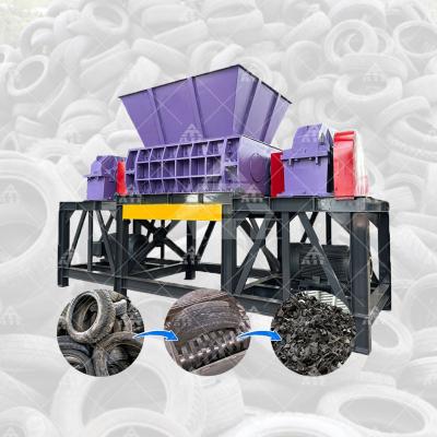 China 2TPD-3TPD Waste Tire Shredder Recycling Scrap Tire Crusher Machine for sale