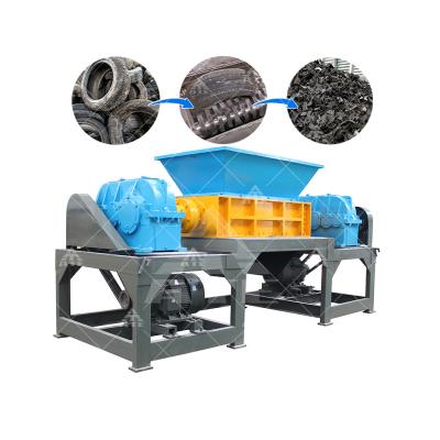 China Full Automatic Industrial Tyre Shredder 2T-3T Car Tyre Shredder Recycling for sale
