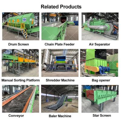 China 50T/D Automatic Msw Segregation Machine Recycle Drum Screening Machine for sale