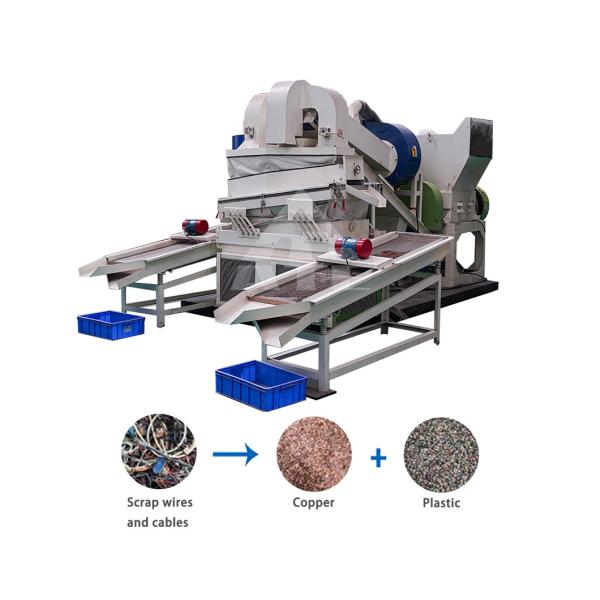 Quality Scrap Copper Wire Separator Machine Copper Cable Granulator Aluminium Wire Recycling Machine for sale