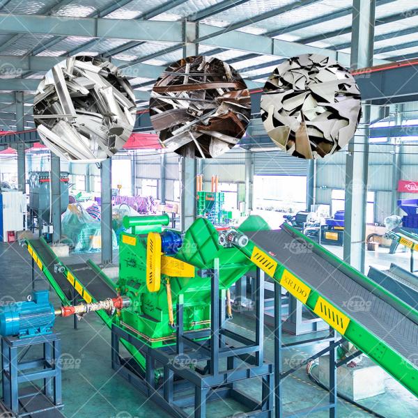 Quality Metal Recycling Machine Car Body Metal Crusher Aluminum Cans Scrap Crusher for sale