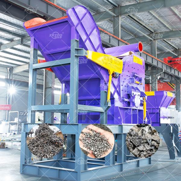 Quality Aluminum Hammer Mill Metal Crusher Machine Scrap Metal Iron Crusher for sale