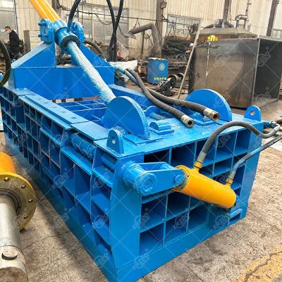 Cina Scatto di metallo Pressa di riciclaggio di alluminio Baler Lattine di alluminio UBC Baler Machine per il riciclaggio di rottami di metallo in vendita