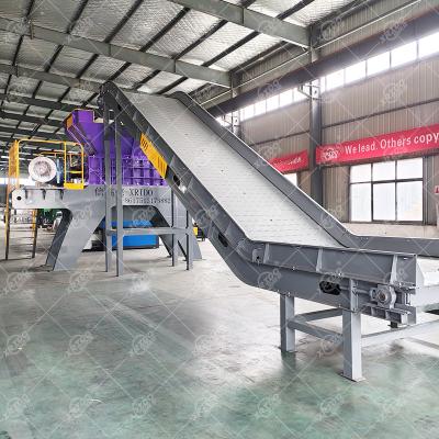 China Garbage Pre Crusher Machine Solid Waste Recycling Crushing Machine Metal Crushing Double Shaft Shredder for sale
