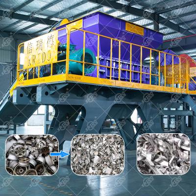China Aluminum Can Shredder Aluminum Turnings Shredder Scrap Metal Shredder For Recycling Plant for sale