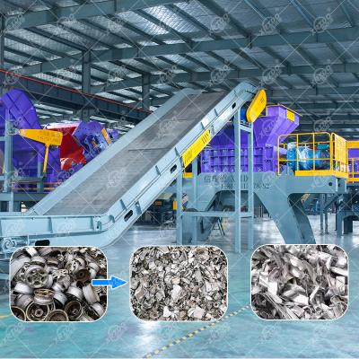 China Xrido Aluminum Can Shredder for Metal Recycling 1-10cm Output for sale