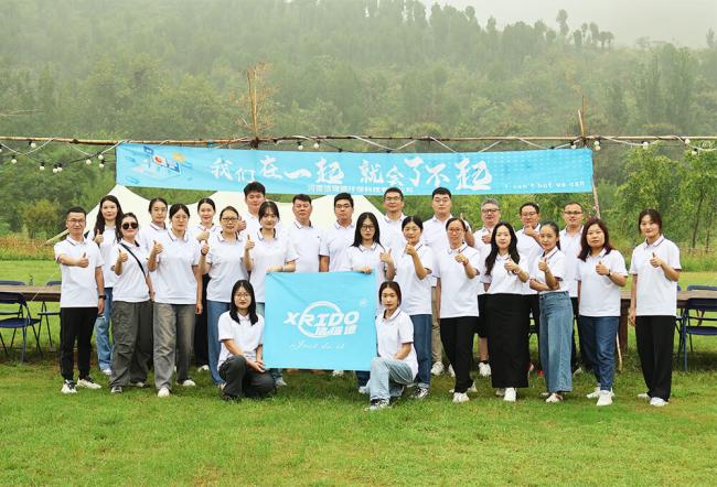 Team working on equipment