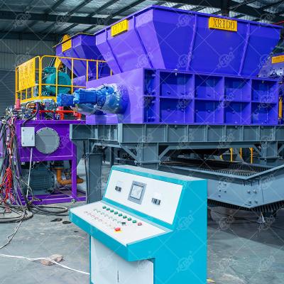 China Xrido Double Shaft Scrap Metal Recycling Shredder Machine for sale