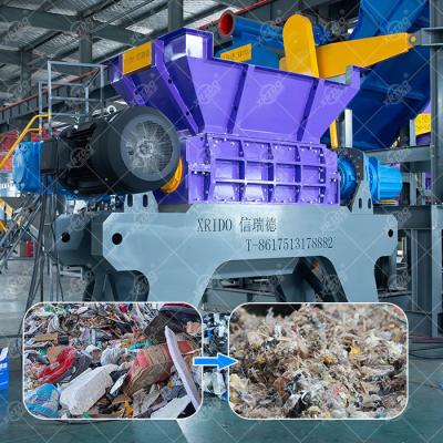 China Mobile Double-Shaft Waste Shredder for Plastic Metal Wood for sale