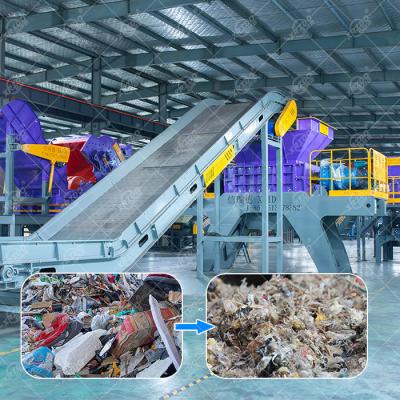 China Xrido Double Shaft Industrial Waste Shredder for Metal Plastic Recycling for sale