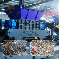 China Xrido Automatic Industrial Solid Waste Shredder Machine 600x480mm 11kW Dual Motor for sale