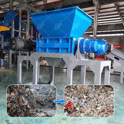 China Xrido Double Shaft Waste Shredder for Plastic Wood Metal Recycling for sale