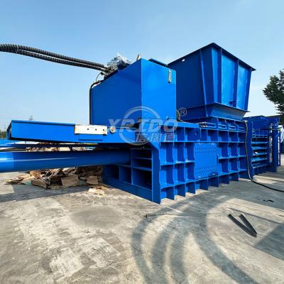 China 80T-150T Hydraulic Cardboard Baler Automatic Waste Baling Machine for sale