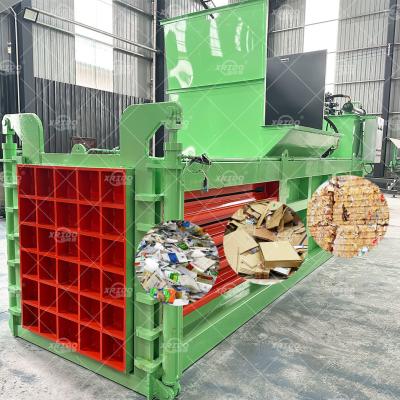 China Hydraulic Baler Machine for Textile Waste Recycling 100-180 Bags/Hour for sale