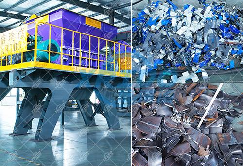 Metal crushing equipment