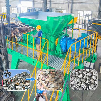 China Metal Shredding Machine Industrial Metal Shredding Machine  Industrial Metal Shredding Recycling Plant for sale