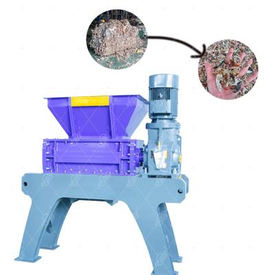 China Automatic Dual-shaft Cardboard Shredder with 300-22000 Kg/hour Capacity and 1 Year Warranty for sale